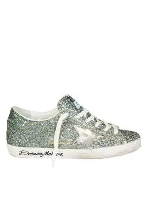 GOLDEN GOOSE Glitter Upper Laminated Sneakers