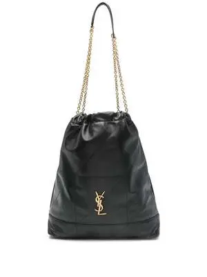 Saint Laurent Large Jamie Pochon Bag - Black