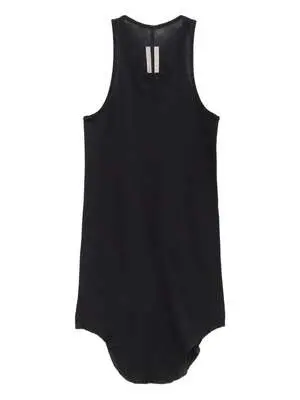 Rick Owens Sleeveless Cotton Tank Top - Black