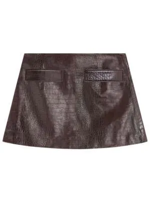 THE FRANKIE SHOP Reguther Fit Mini Skirt With Illusion Pockets