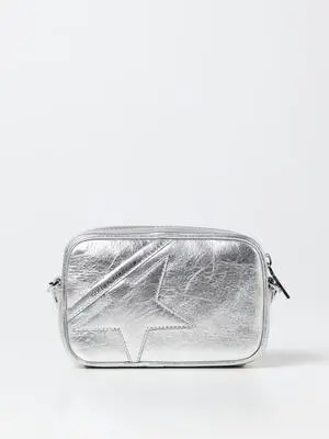 GOLDEN GOOSE Mini Star Crossbody Handbag - Silver