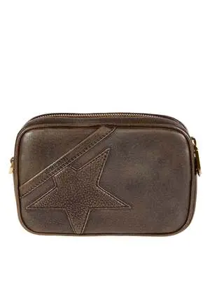 GOLDEN GOOSE Mini Star Bag In Painted Leather With Star
