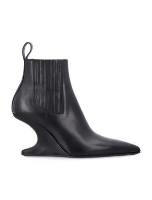 Rick Owens 80mm Sharp Ankle Boots