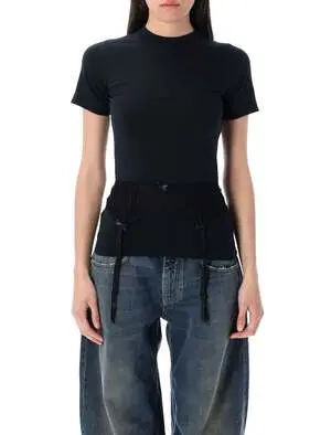 Balenciaga Lingerie T-shirt - Black