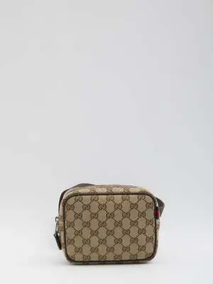 Gucci Gg Supreme Monogram Crossbody Bag - Beige