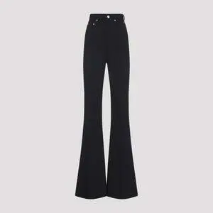 Rick Owens Bolan Bootcut Wool Pant - Black