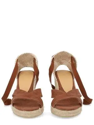 CastaÑer CASTANER Espadrille Wedge Sandals With Ankle Ties Buff