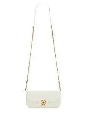 Alexander McQueen Mini Leather Skin Crossbody Handbag - Ivory