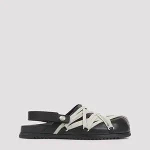 Rick Owens Megalace Mule Granola - Black