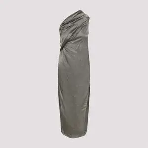 Rick Owens Temple Tailored Firbanks Cupro Satin Dress