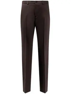 Gucci Gabardine Wool Trousers - Black
