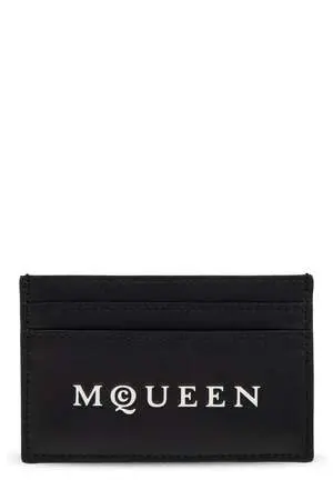Alexander McQueen Logo-print Cardholder - Black