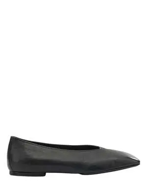 Rick Owens Leather Ballet Flats - Black