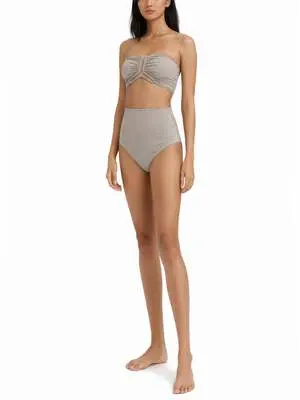 Rick Owens Two-piece Swimsuit In Lycra - Grey