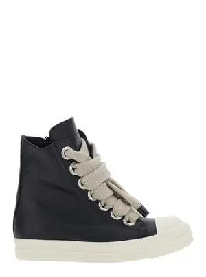 Rick Owens Jumbo Above-the-ankle Sneakers - Black