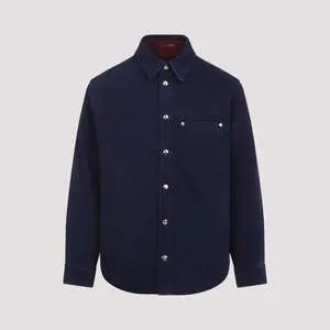 Gucci Reversible Denim Flannel Shirt