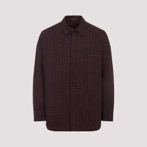Gucci Macro Vichy Checked Shirt Jacket
