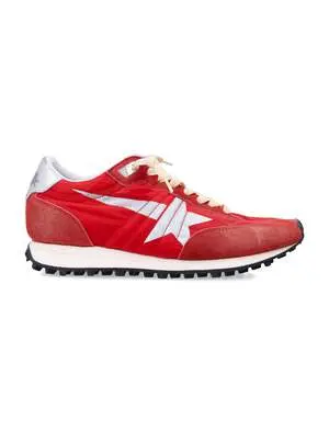 GOLDEN GOOSE GOLDEN GOOSE Leather And Polyester Sneakers Red/silver
