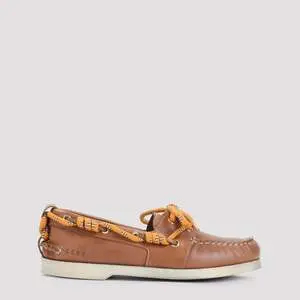GOLDEN GOOSE Cruise Leather Loafers - Brown