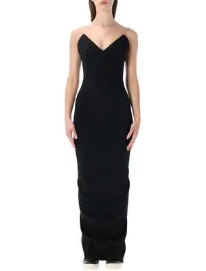 Rick Owens Maillot" Gown - Black