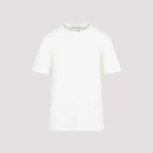 GOLDEN GOOSE Embroidered T-shirt - White