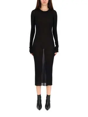 Rick Owens Long-sleeve Maxi Dress