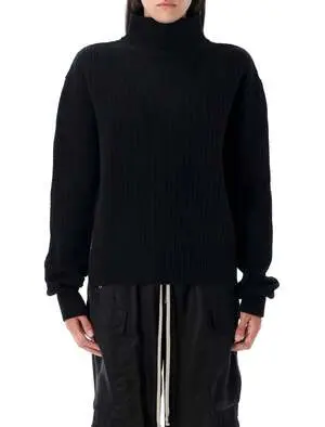 Rick Owens Ribbed Turtleneck Sweater
