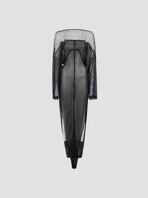 Rick Owens Sheer Maxi Gown - Black
