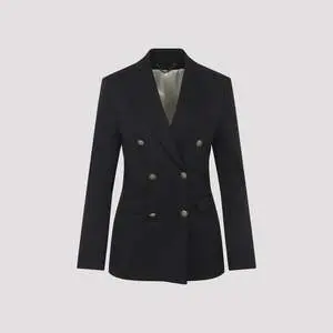 GOLDEN GOOSE Double-breasted Blazer - Black