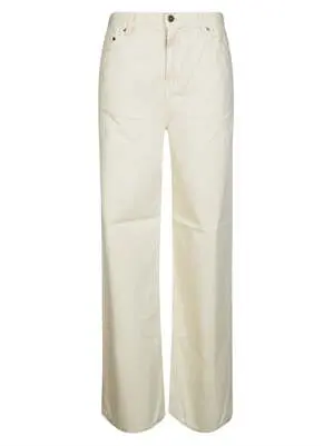 GOLDEN GOOSE Wide-leg Denim Trousers - Giallo