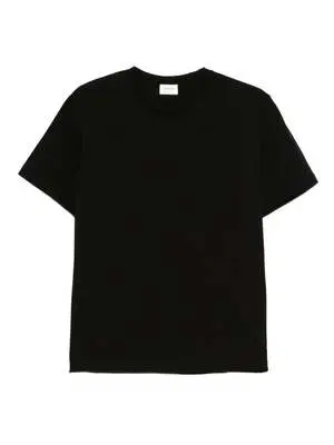 Saint Laurent Short Sleeve Cotton Crew Neck T-shirt For