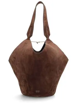 Khaite Suede Shoulder Tote Bag
