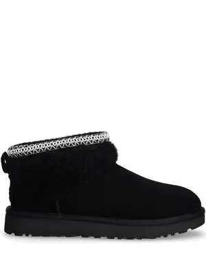 UGG Mini Braided Eco-friendly Sheepskin Shaft Boots