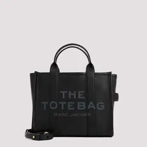 Marc Jacobs Leather Medium Tote Handbag 33cm X 25cm X 14cm - Black