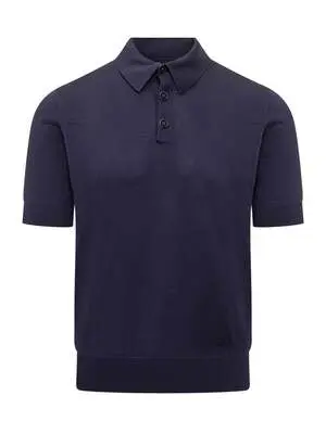 Dolce & Gabbana Short Sleeve Polo Shirt - Blu