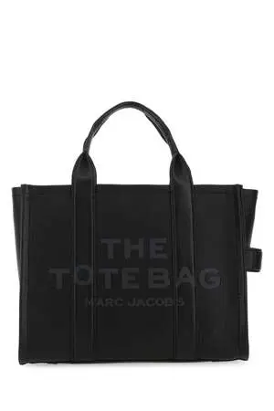 Marc Jacobs Leather Medium Tote Bag - Black