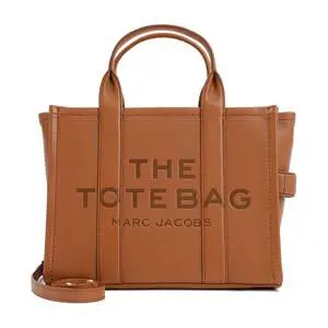 Marc Jacobs The Leather Medium Tote Bag - Buff