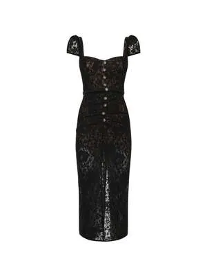 SELF-PORTRAIT Mini Dress With Sweetheart Neckline And Removable Belt - Black