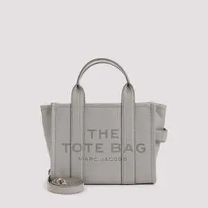 Marc Jacobs Mini Leather Small Tote Handbag - Grey