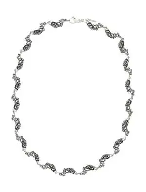 Emanuele Bicocchi Multi-roses Necklace - Silver