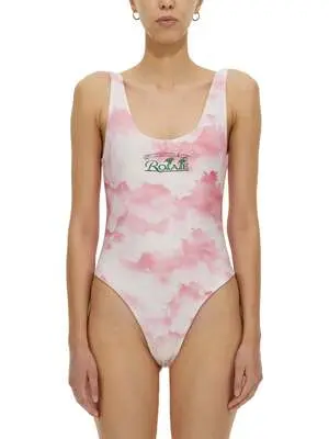 ROTATE BY BIRGER CHRISTENSEN One-piece Swimsuit With Round Shoulders - Pink