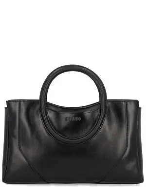 Staud Cuff Leather Shoulder Bag - Black