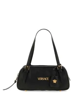 Versace Mini Shopping Shoulder Bag - Black