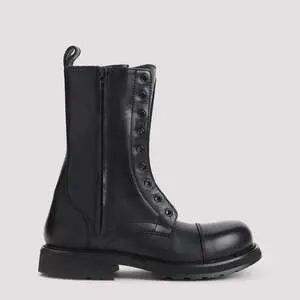 Balenciaga Truck Lace-up Boots - Black