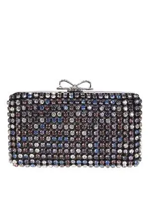 SELF-PORTRAIT SELF-PORTRAIT Crystal Embellished Clutch Bag