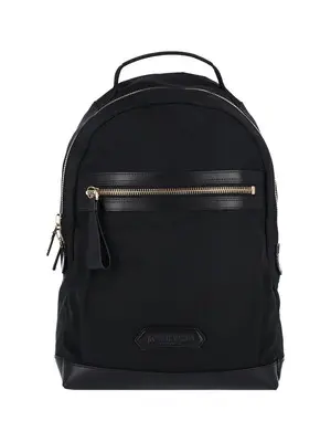 TOM FORD Polyester And Calf Leather Backpack - Black