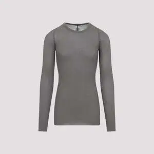 Rick Owens Rib Long-sleeve T-shirt - Brown