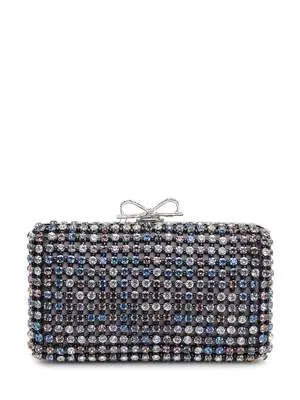 SELF-PORTRAIT Embellished Mini Clutch Bag - Multi Coloured