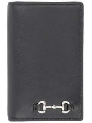Gucci GUCCI Horsebit 1955 Small Wallet In GG Supreme Black