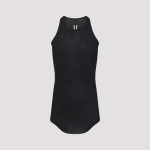 Rick Owens Basic Rib Tank Top - Black